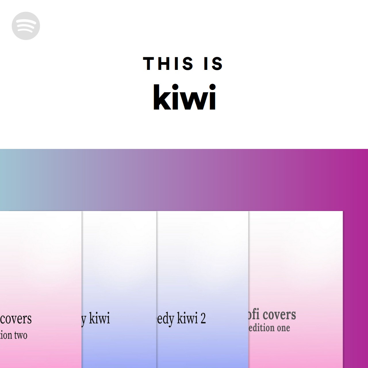 This Is kiwi | Spotify Playlist