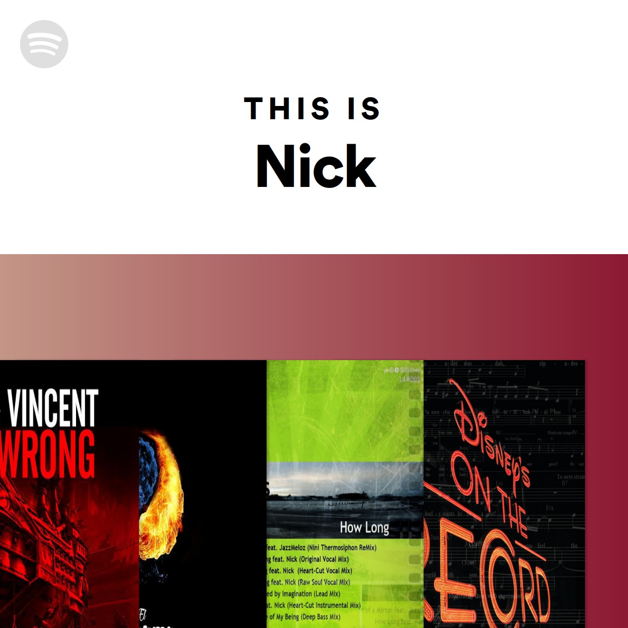 This Is Nick | Spotify Playlist