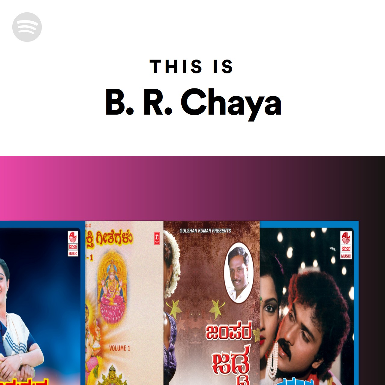 This Is B. R. Chaya | Spotify Playlist
