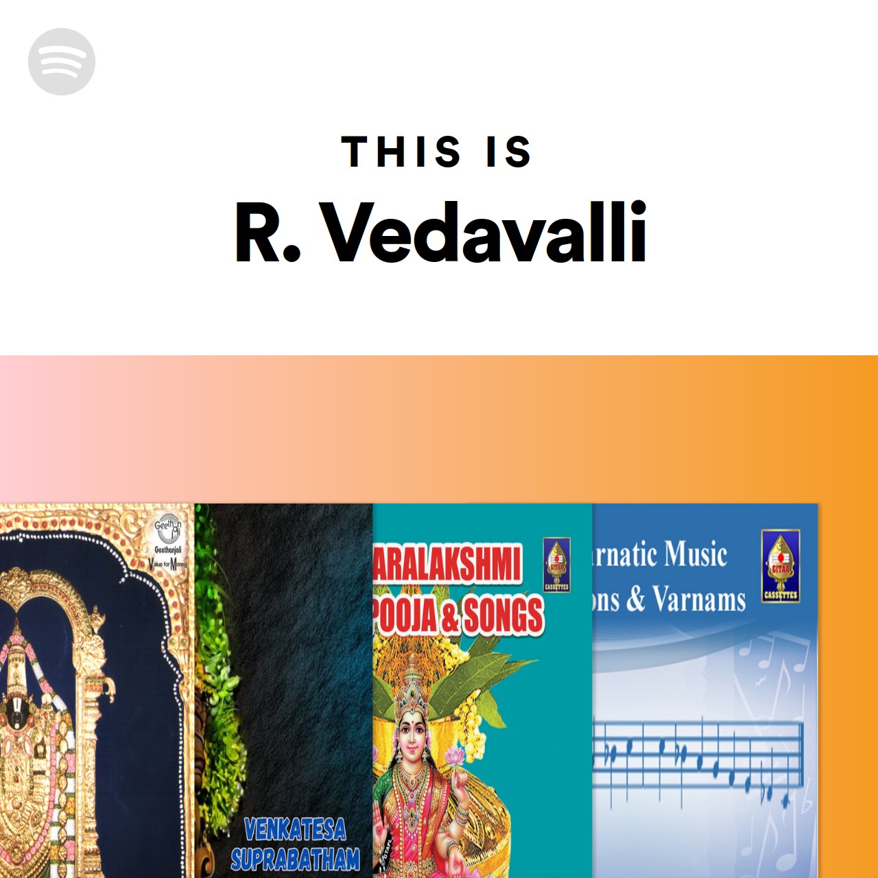 This Is R. Vedavalli | Spotify Playlist