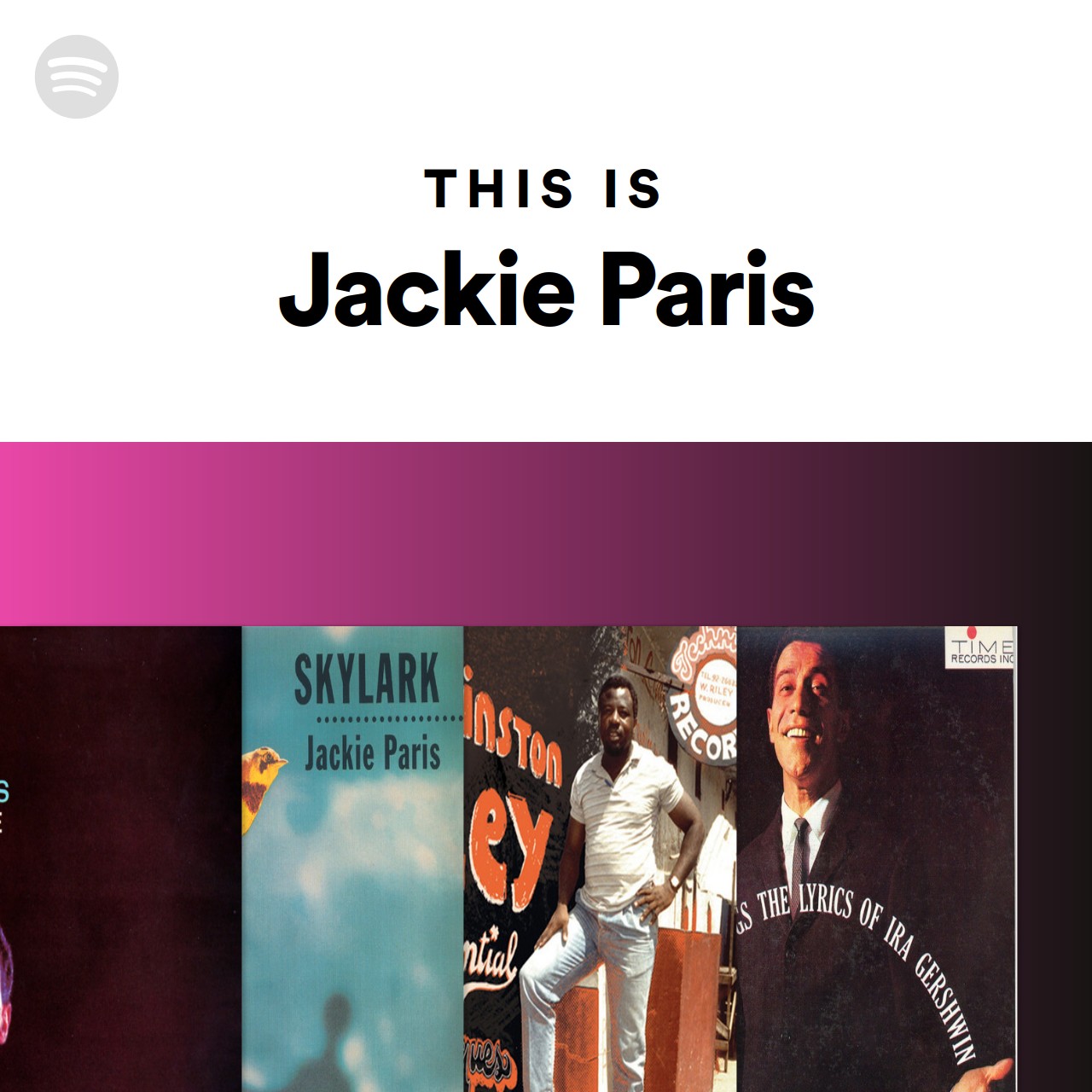 This Is Jackie Paris | Spotify Playlist