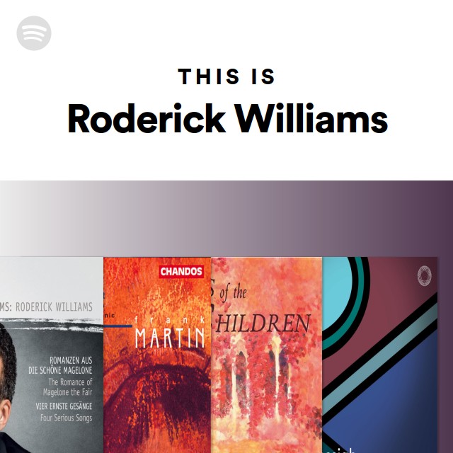 This Is Roderick Williams - playlist by Spotify | Spotify