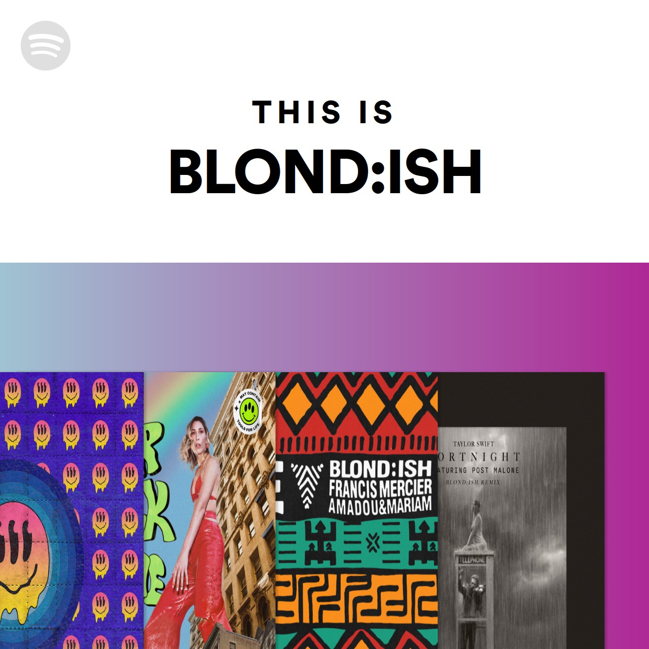 This Is BLOND:ISH | Spotify Playlist