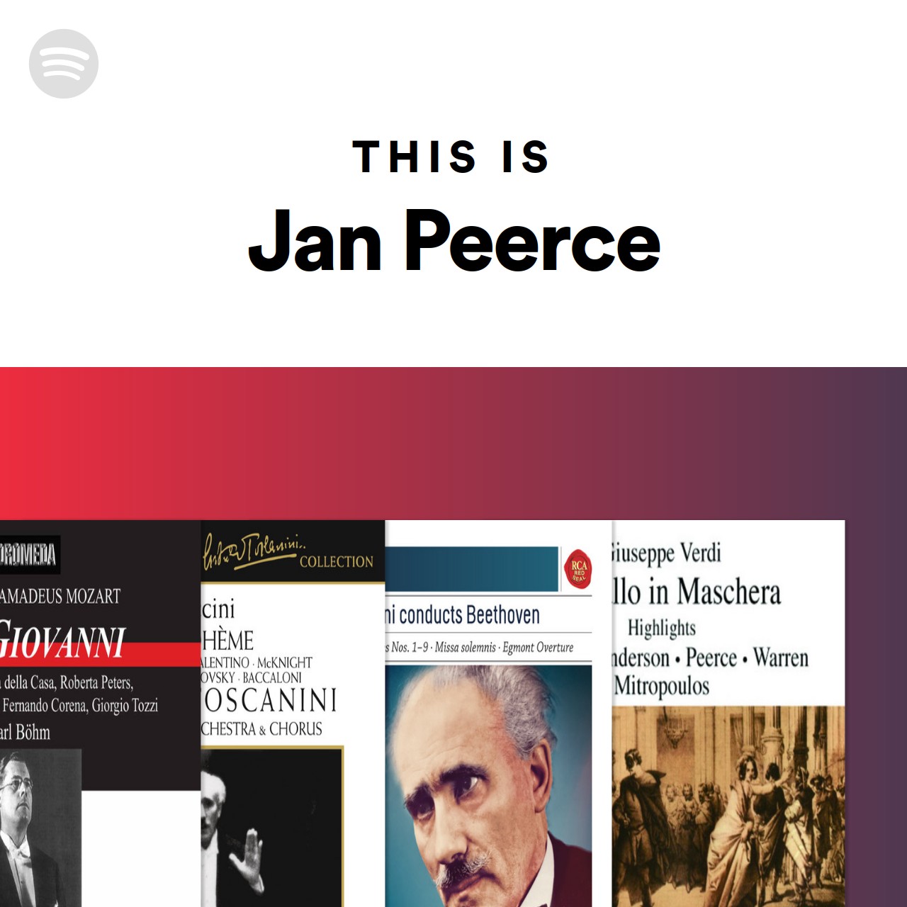 This Is Jan Peerce | Spotify Playlist